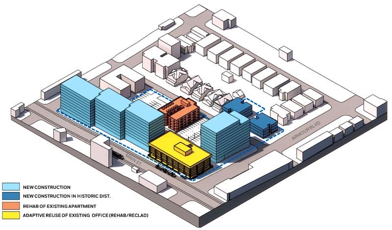 Mac Properties Proposes Multi-Tower Residential Project at Streetcar Stop